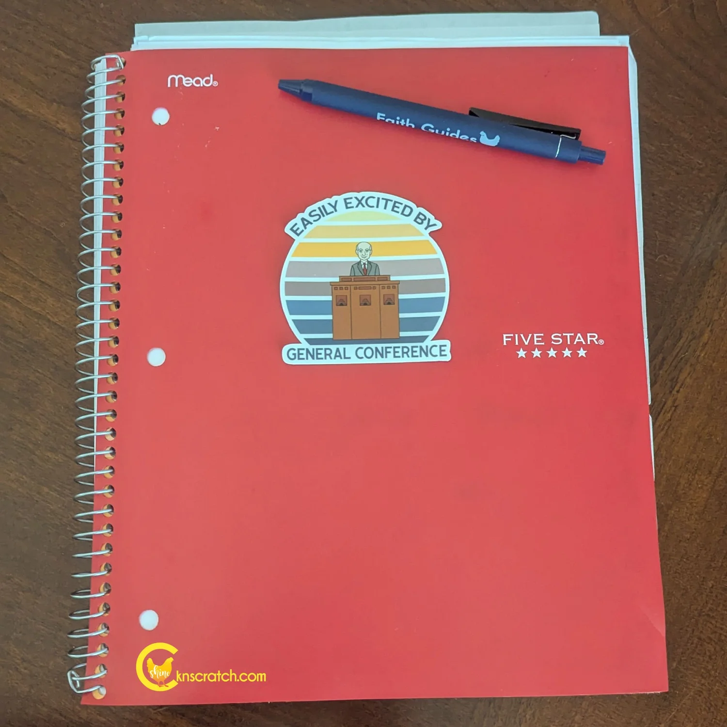 Vibrant General Conference Notebooks (Ships to You) — Chicken Scratch N ...