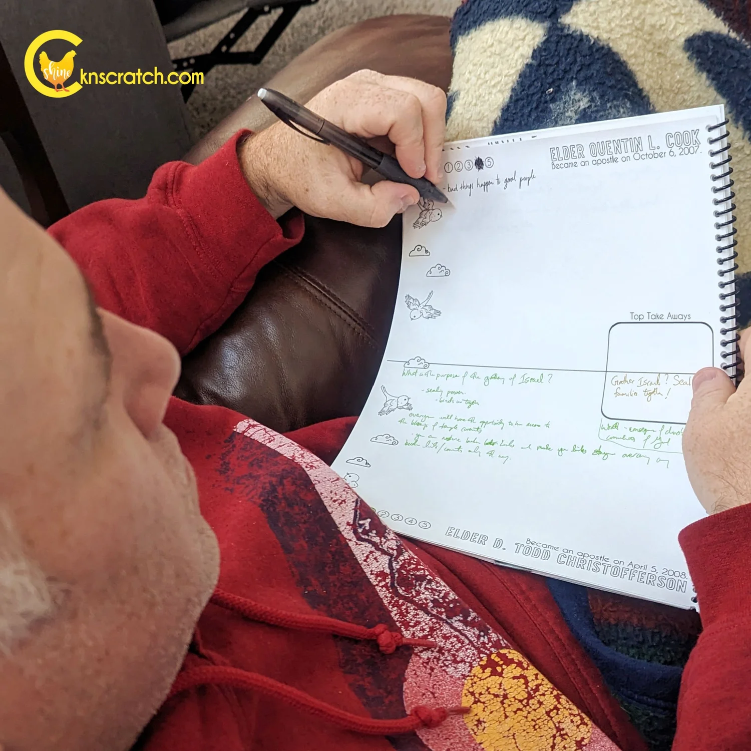 General Conference Notebook: Book of Mormon theme (Instant Download ...