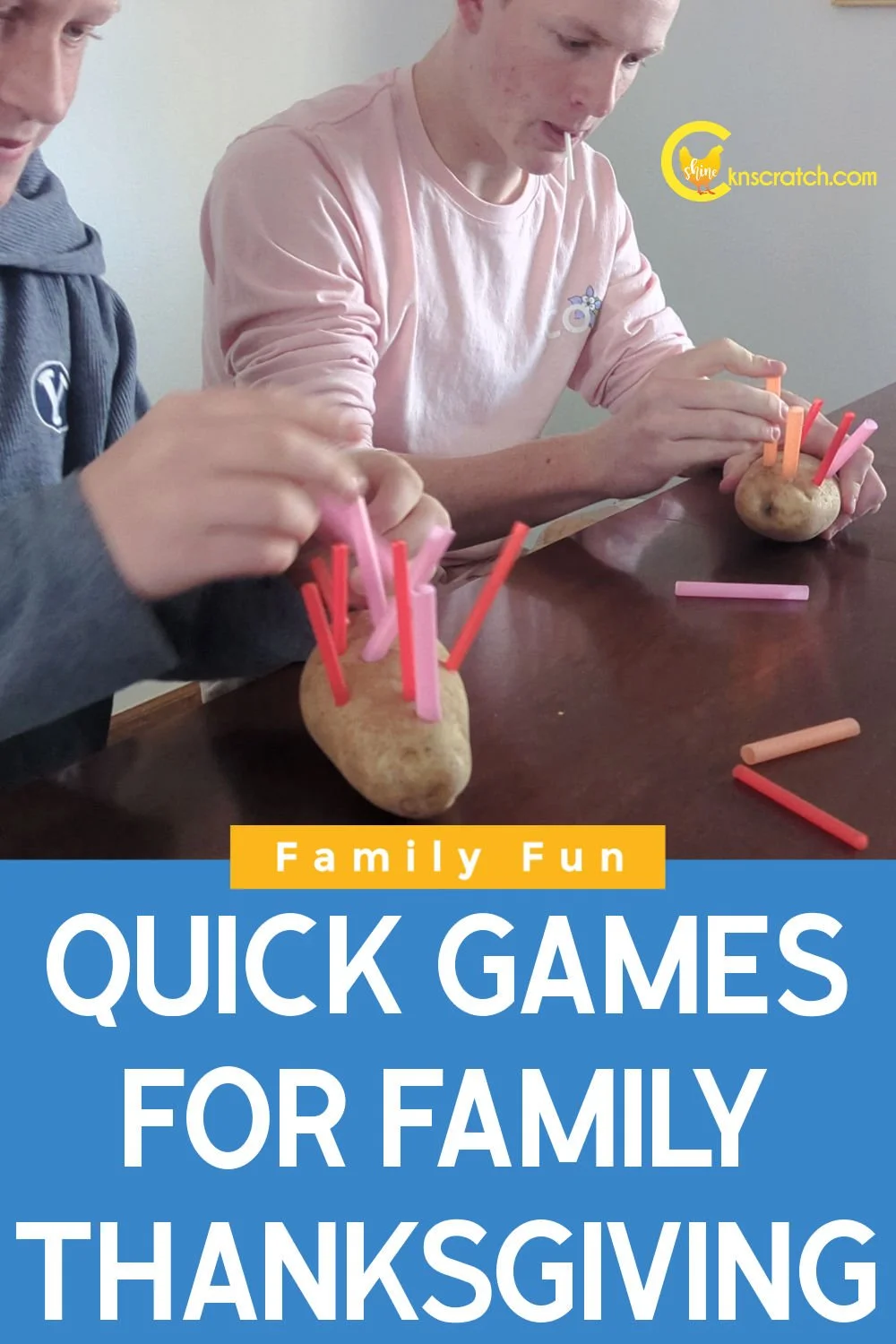 Quick Thanksgiving Games for Families — Chicken Scratch N Sniff