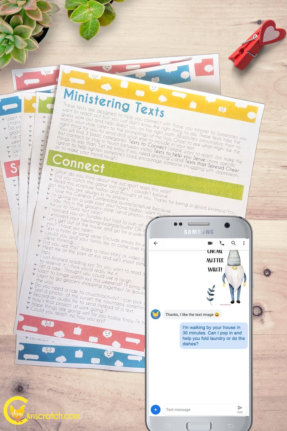 Ministering Text Prompts — Chicken Scratch N Sniff