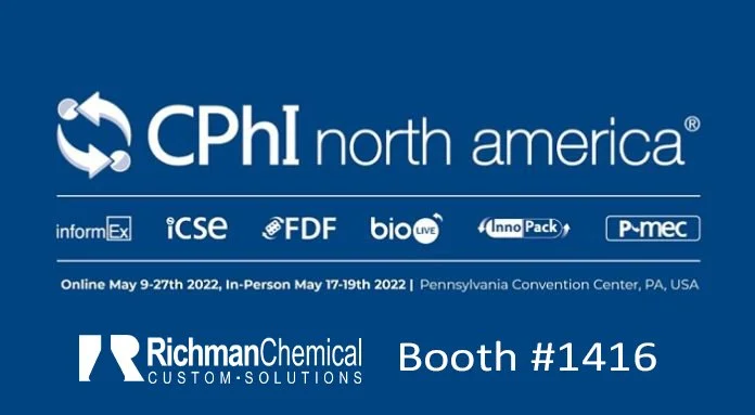 2022 CPhI North America — Richman Chemical Inc. | Custom Synthesis | Toll Manufacturing | Raw ...