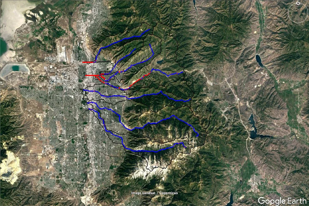 Creek Channel Alignment Data | Seven Canyons Trust