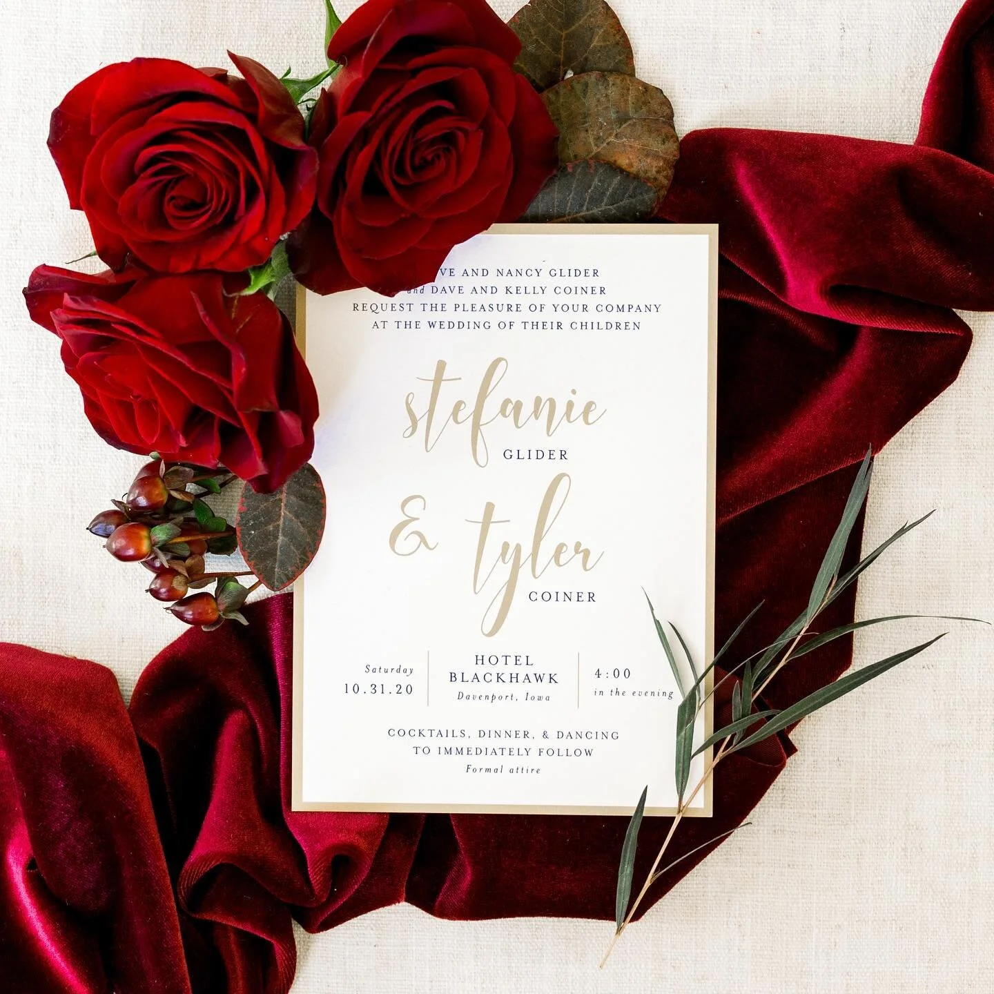 Noted Design Wedding Invitations - Quad Cities