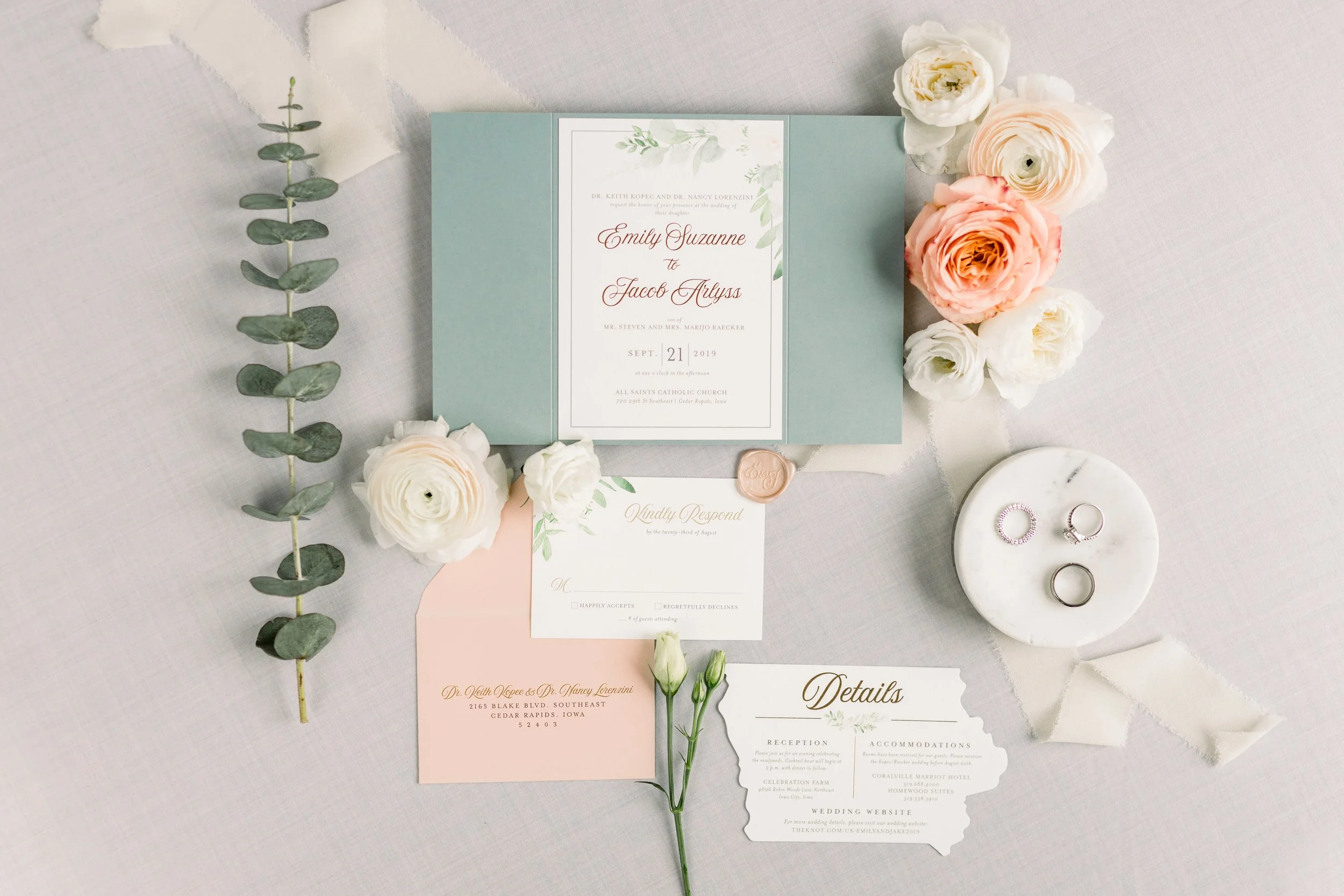 Noted Design Wedding Invitations - Quad Cities