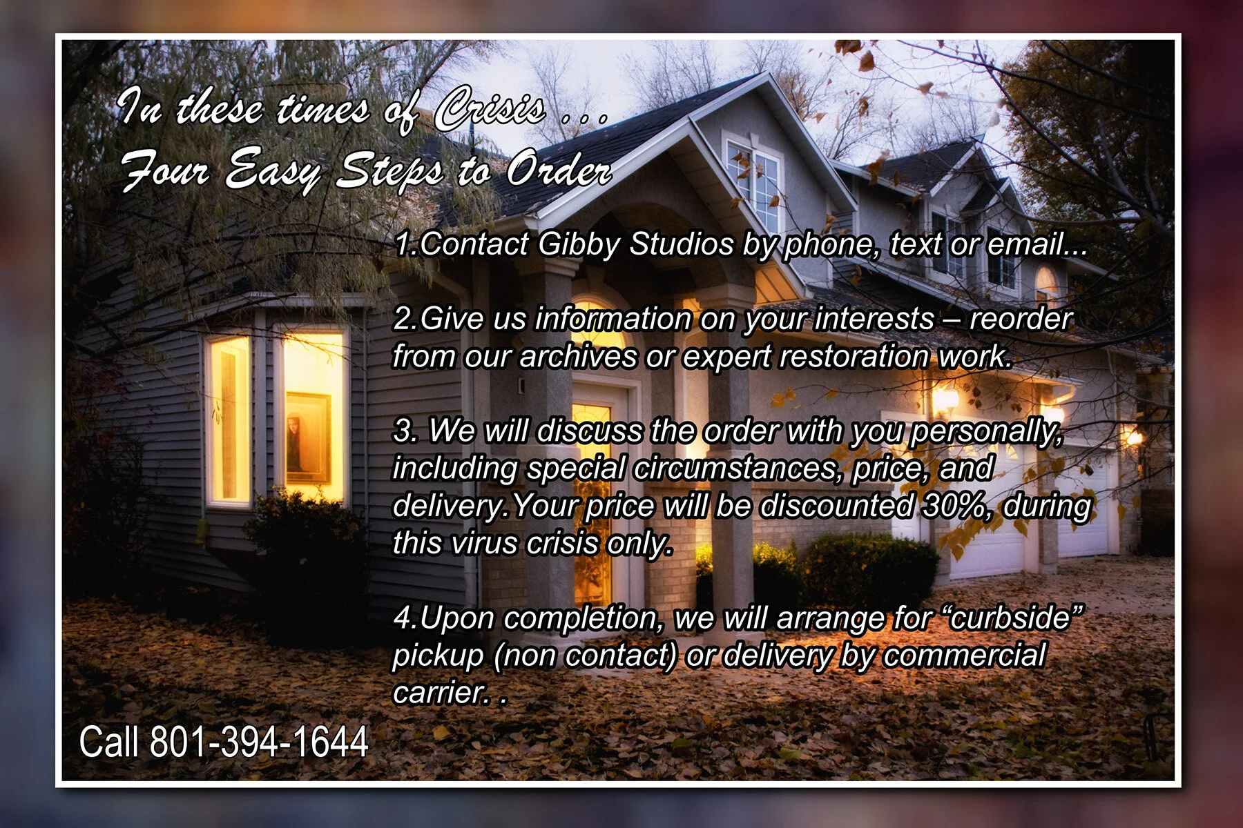 How to Order — Gibby Photography Studios | Fine Portraiture