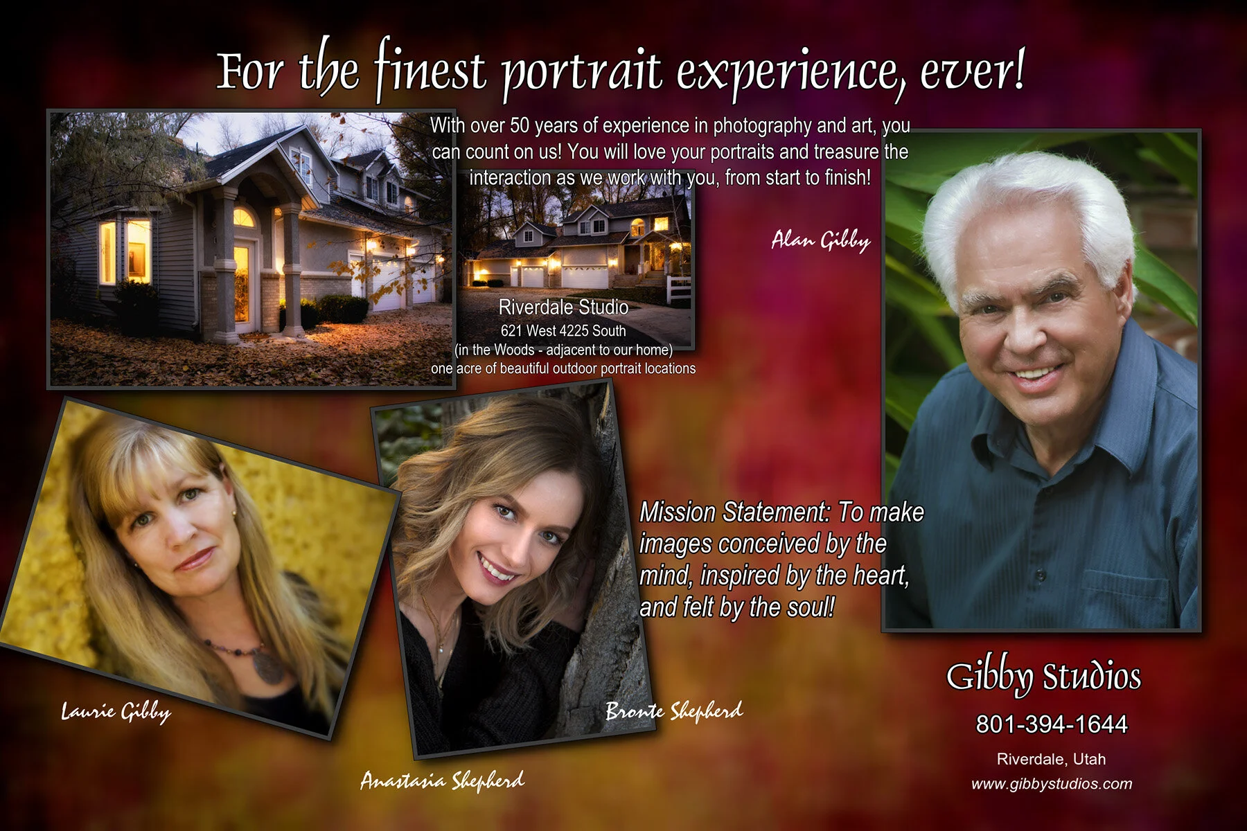 CONTACT — Gibby Photography Studios | Fine Portraiture