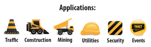 Sunray LTS - High Intensity LED Solar Light Tower — National Signal LLC