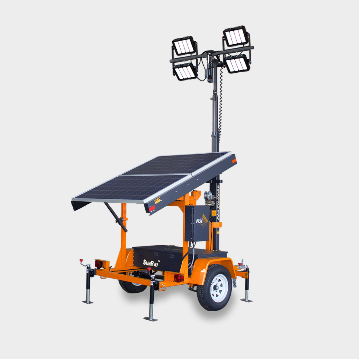 Sunray LTS - High Intensity LED Solar Light Tower — National Signal LLC