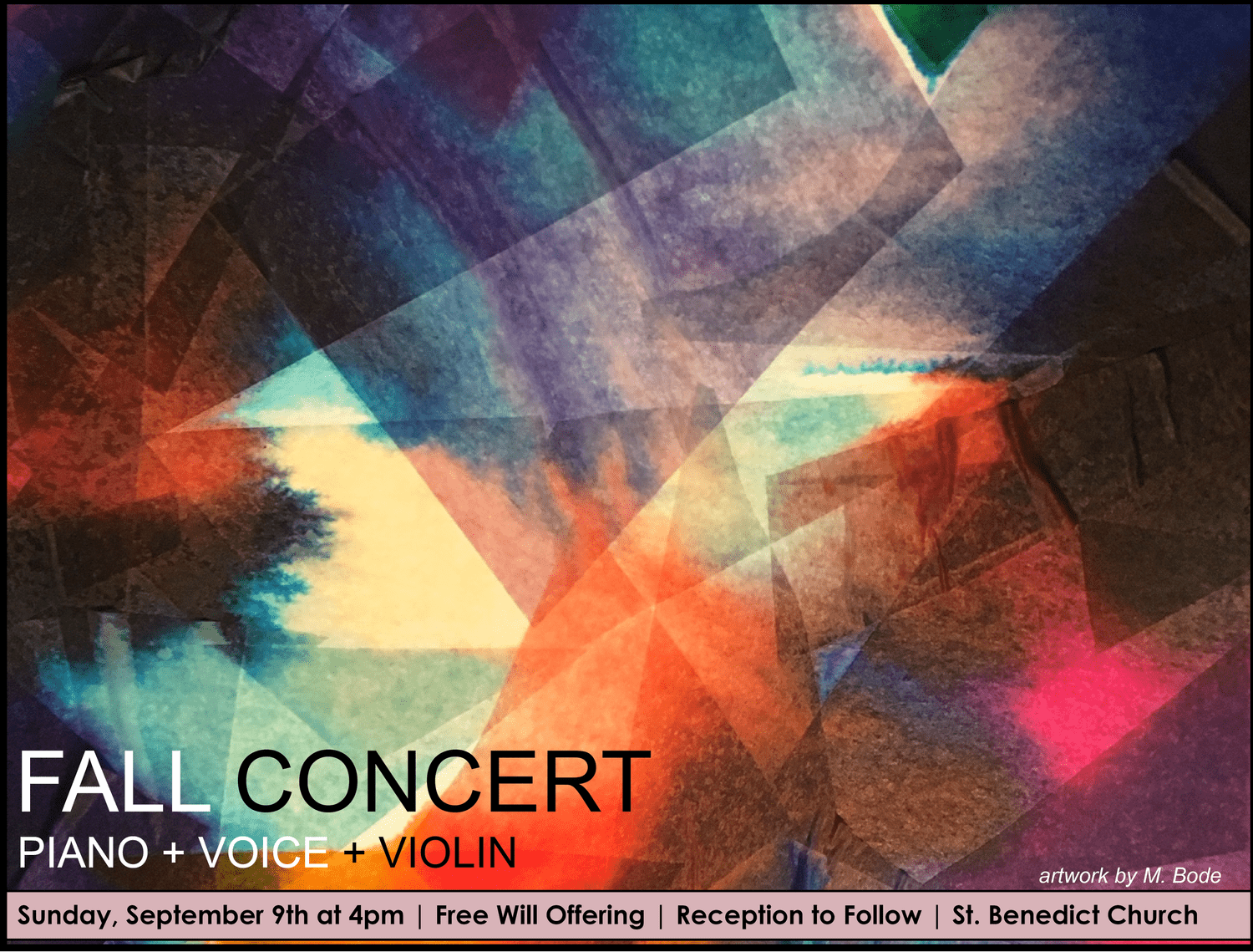 Fall Concert 9.9.18 — St. Benedict Parish