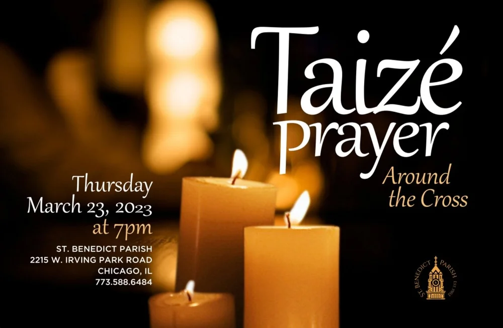 TAIZE Prayer: Around the Cross 3.23 at 7:00pm in Church — St. Benedict ...