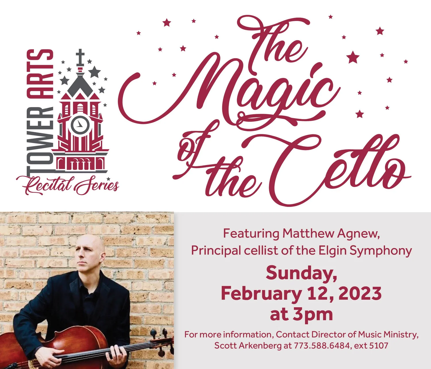The Magic of the Cello featuring Matthew Agnew — St. Benedict Parish