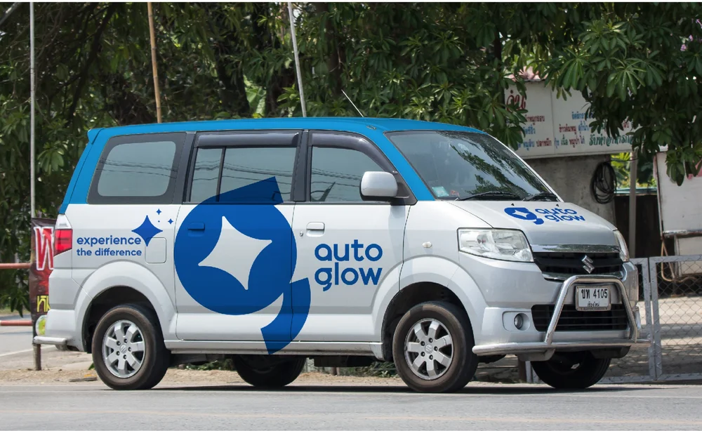 Creating a Luxurious yet Efficient Brand Identity for Auto Glow — Blue Hat