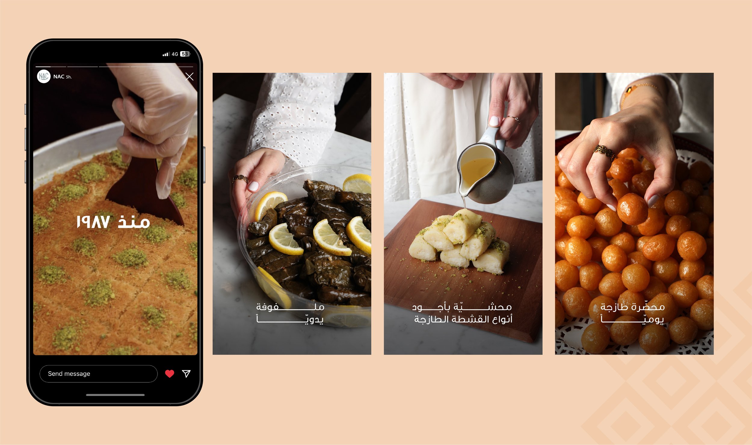 A Digital Delight: Elevating Diplomats Sweets' Social Media — Blue Hat