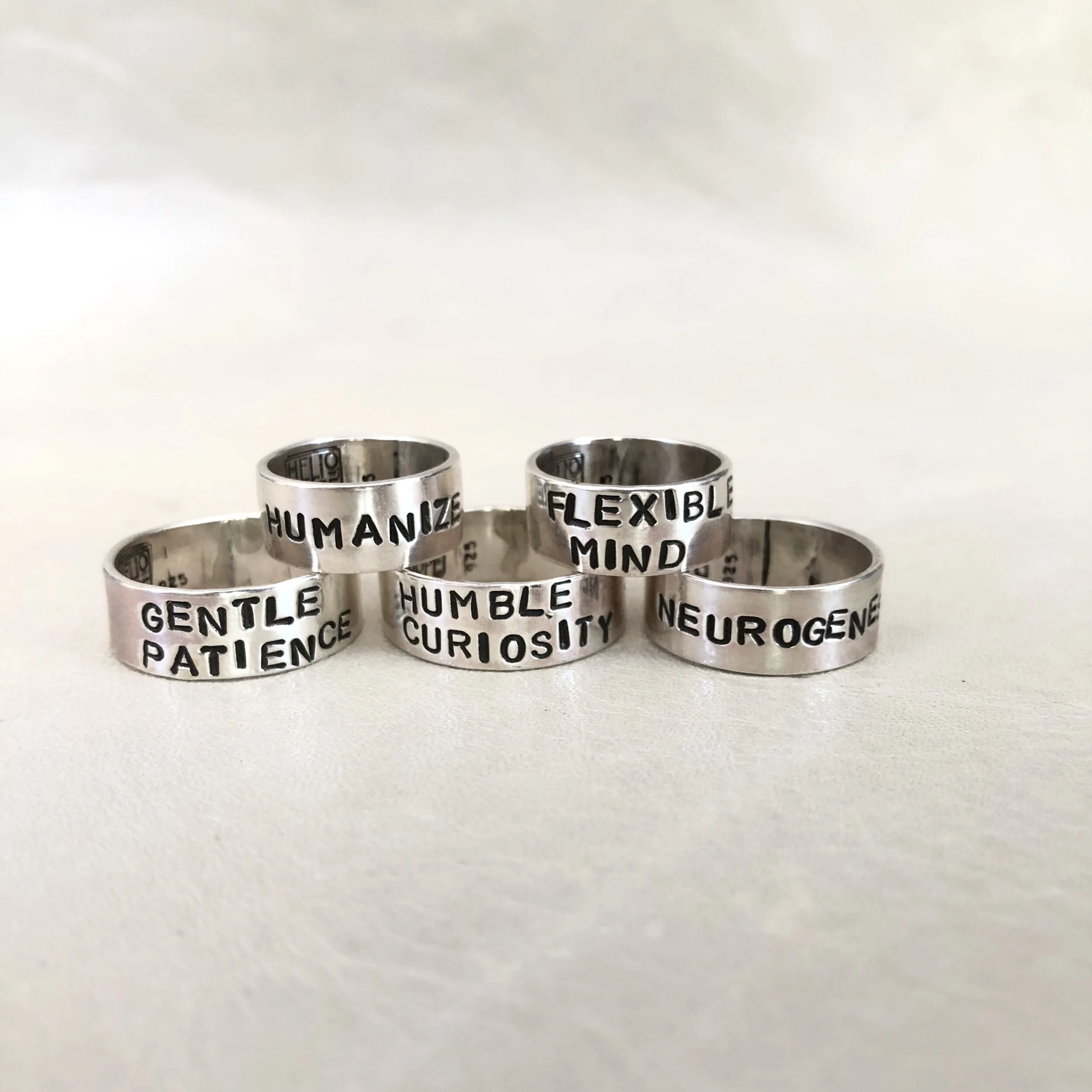 Rattle Ring — HELIOTROPE — handcrafted in Tucson