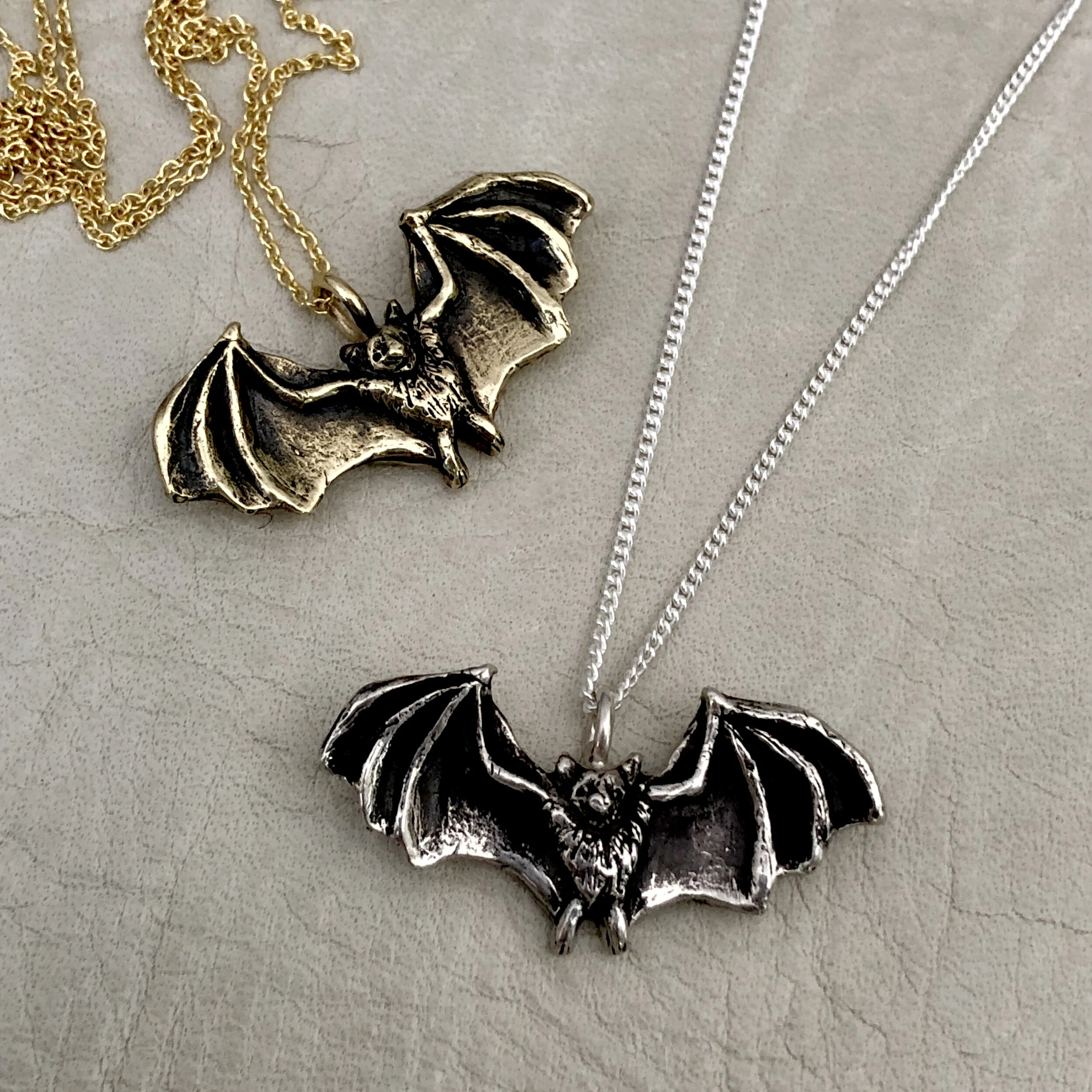 Bat Bolo (Lesser Long-Nosed Bat) — HELIOTROPE — handcrafted in Tucson