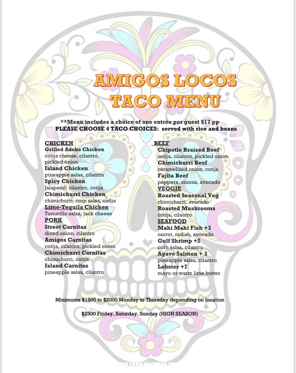 Tacos-Tex Mex Food Trucks & Catering