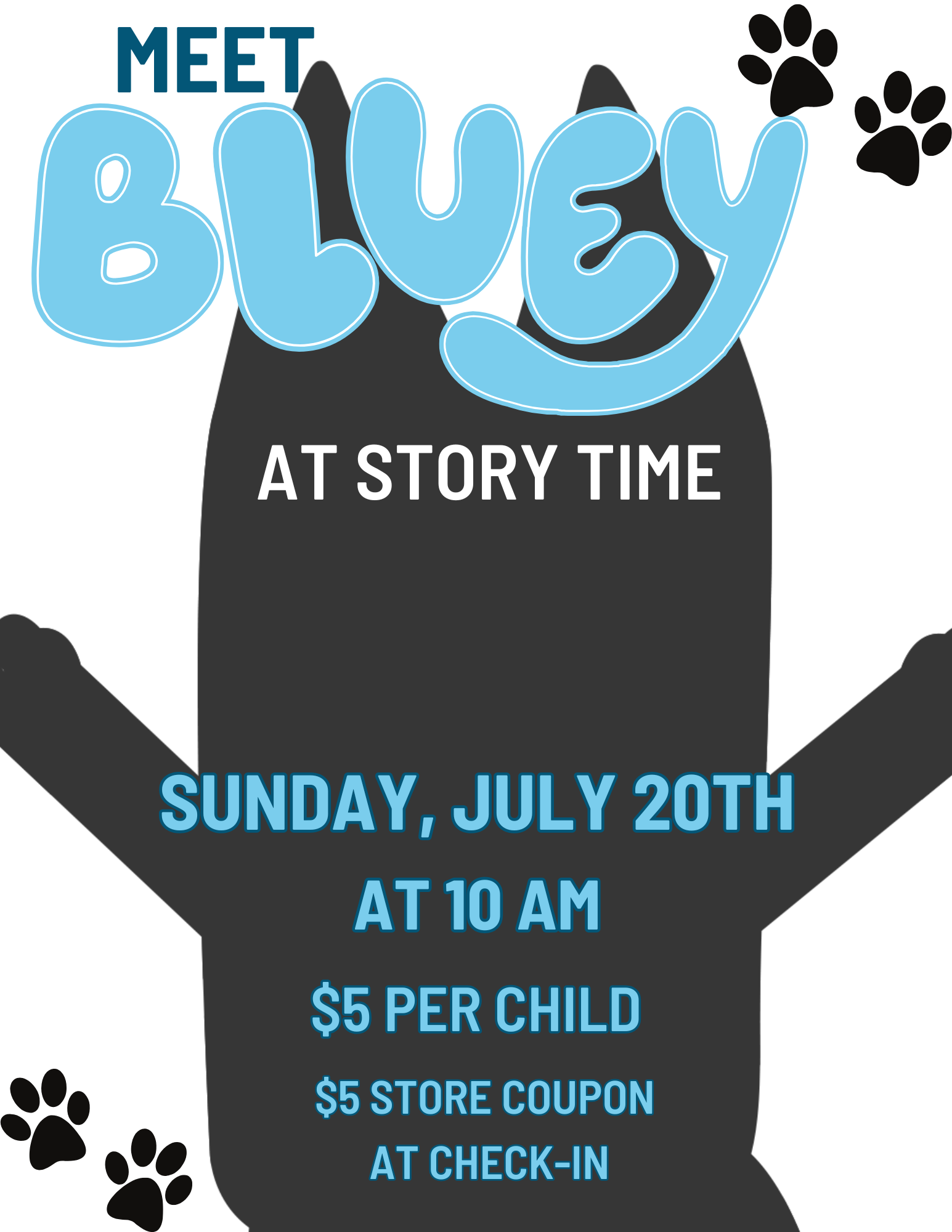 Meet Bluey at Bethany Beach Books — Bethany Beach Books