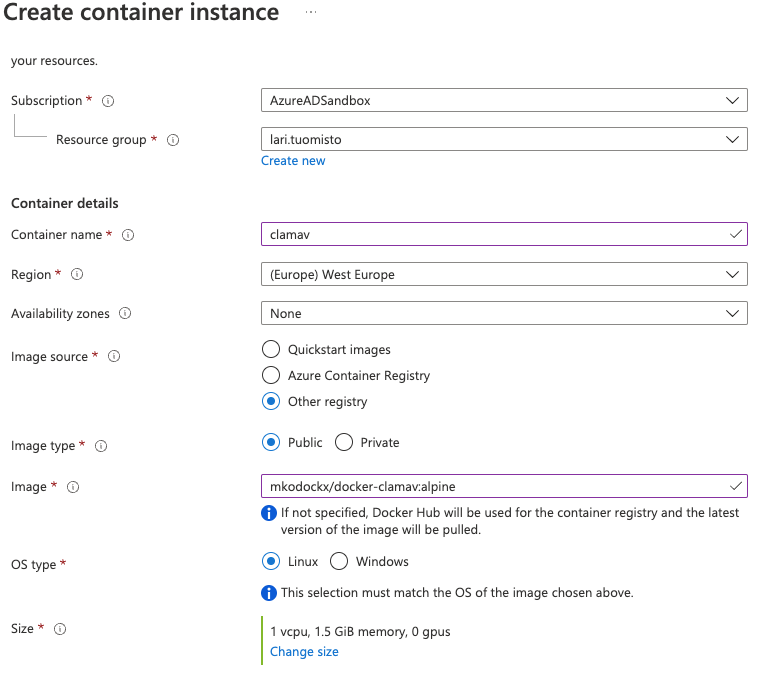 Antivirus in Azure using ClamAV — Lari Tuomisto