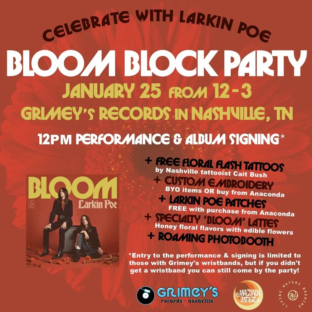 Larkin Poe Performance, Album Signing & Bloom Record Release ...