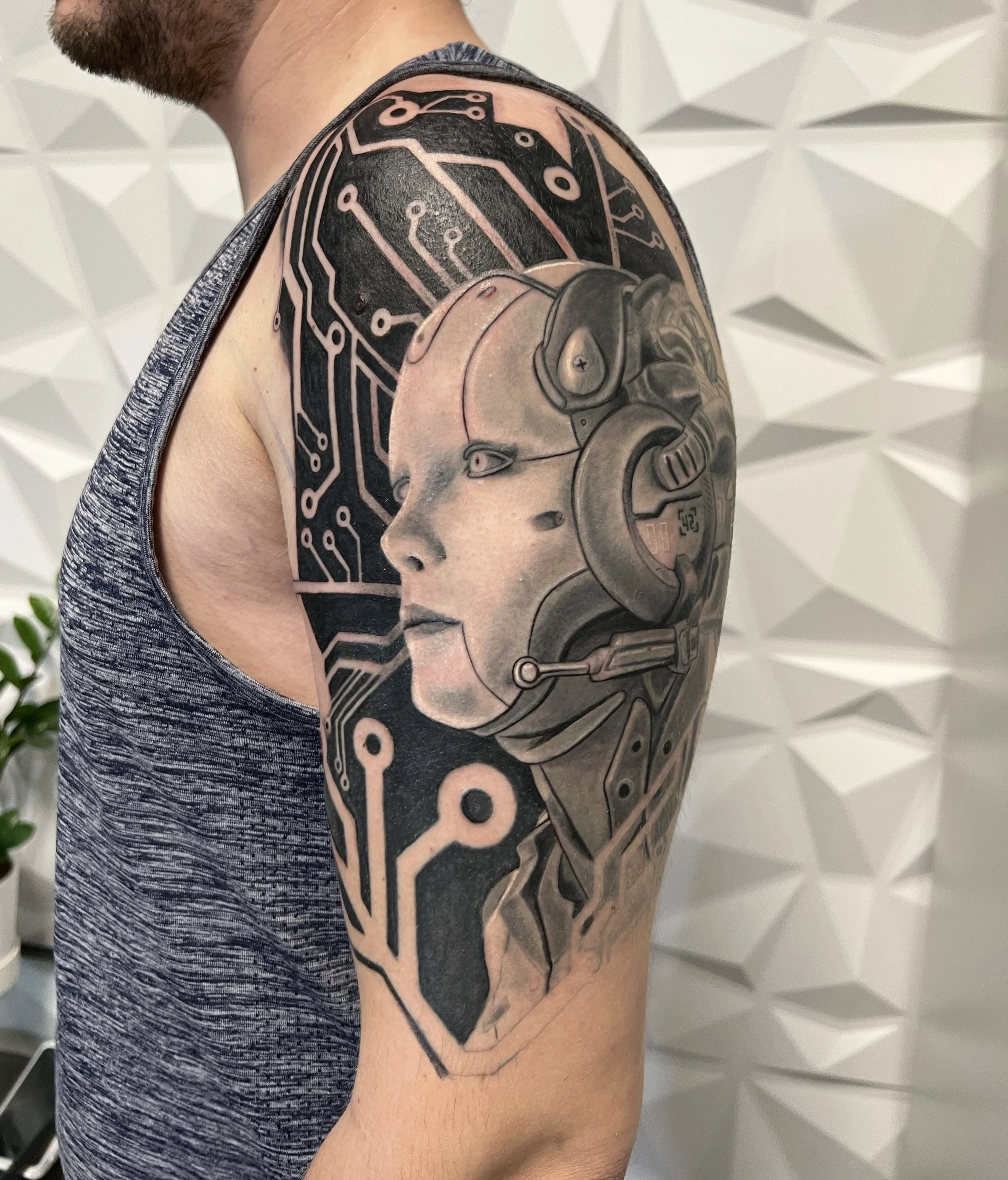 Cyborg Tattoo Sleeve