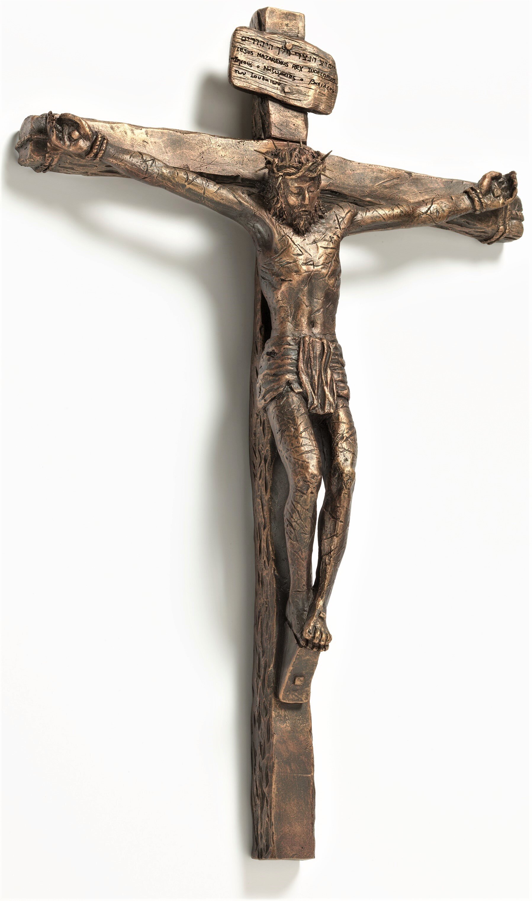 Realistic Crucifix - 10", 15” or 20" Bronze — Catholic Sacramentals