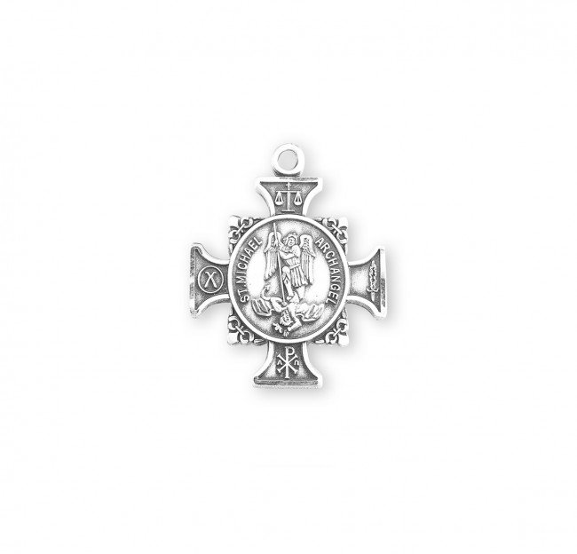 Saint Michael Cross Medal of Protection — Catholic Sacramentals