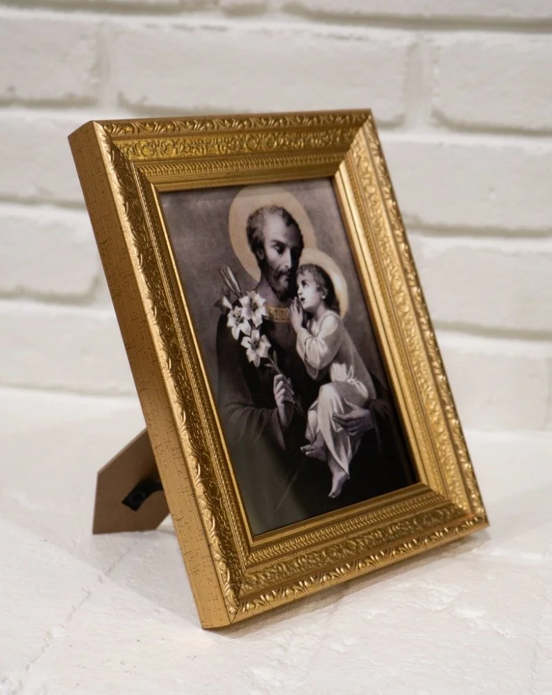 Vintage Saint Joseph and Christ Child — Catholic Sacramentals