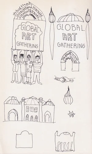 Poster design for MATS Global Art gathering — Sophiequi