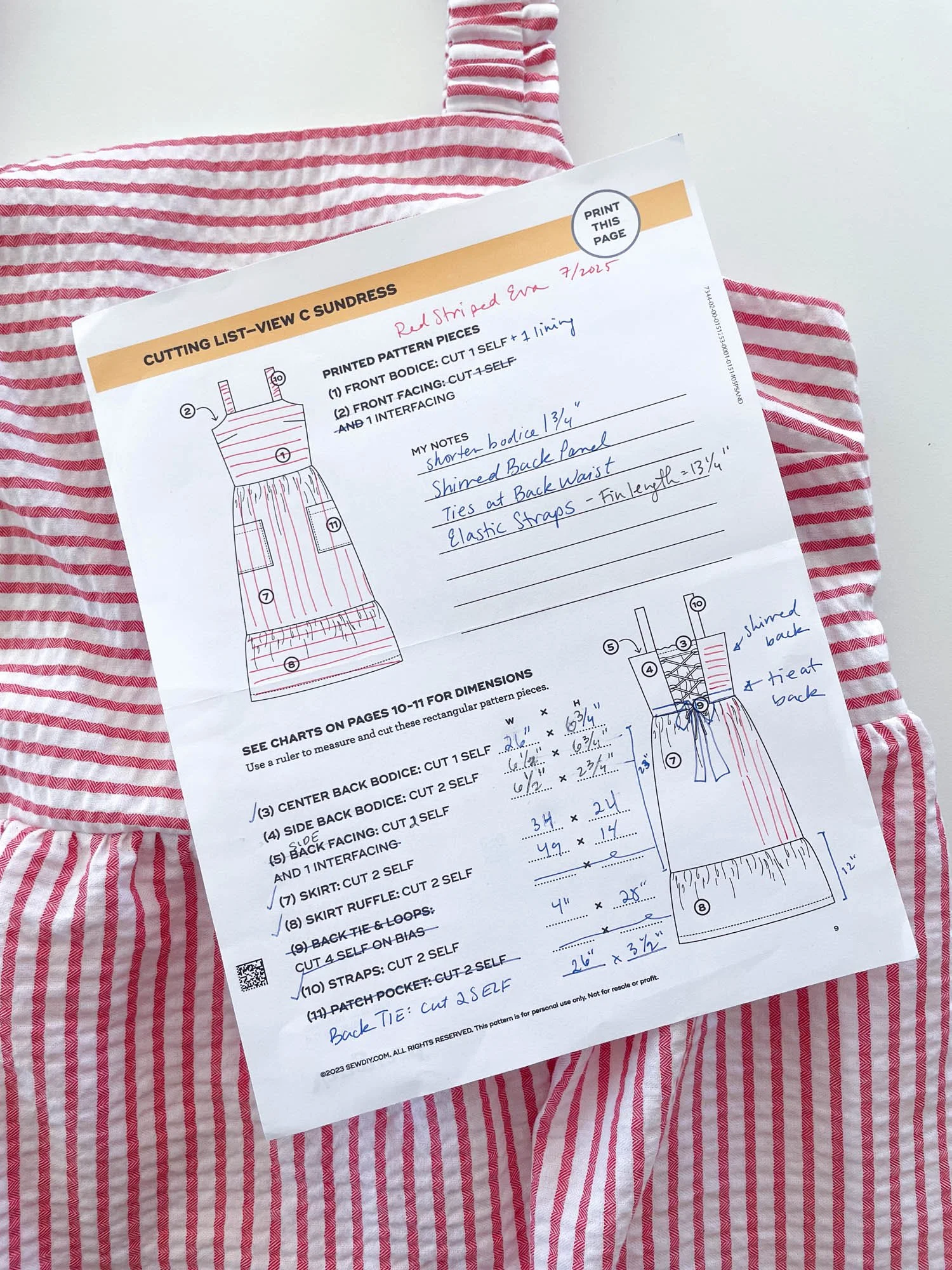 DIY Shirred Sun Dress – Sew DIY Eva Pattern Hack — Sew DIY