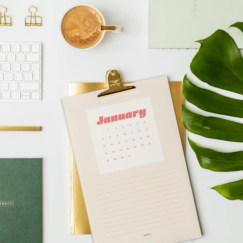 Free Printable 2024 Monthly Calendar — Sew DIY