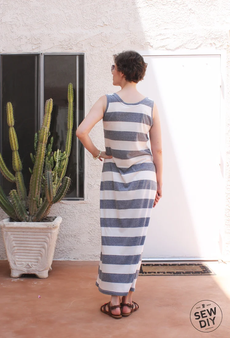 DIY Striped Knit Dress — Sew DIY
