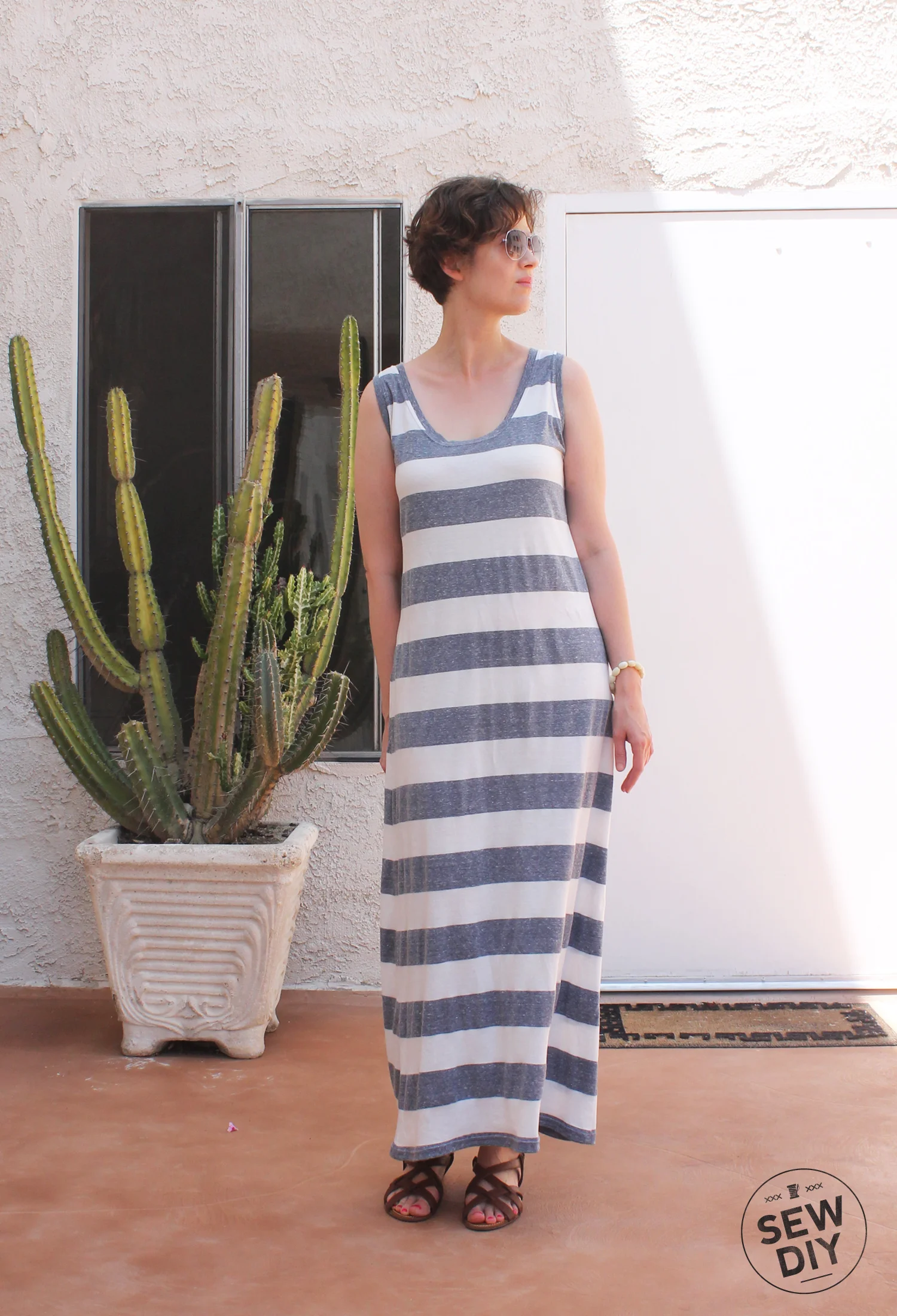 DIY Striped Knit Dress — Sew DIY