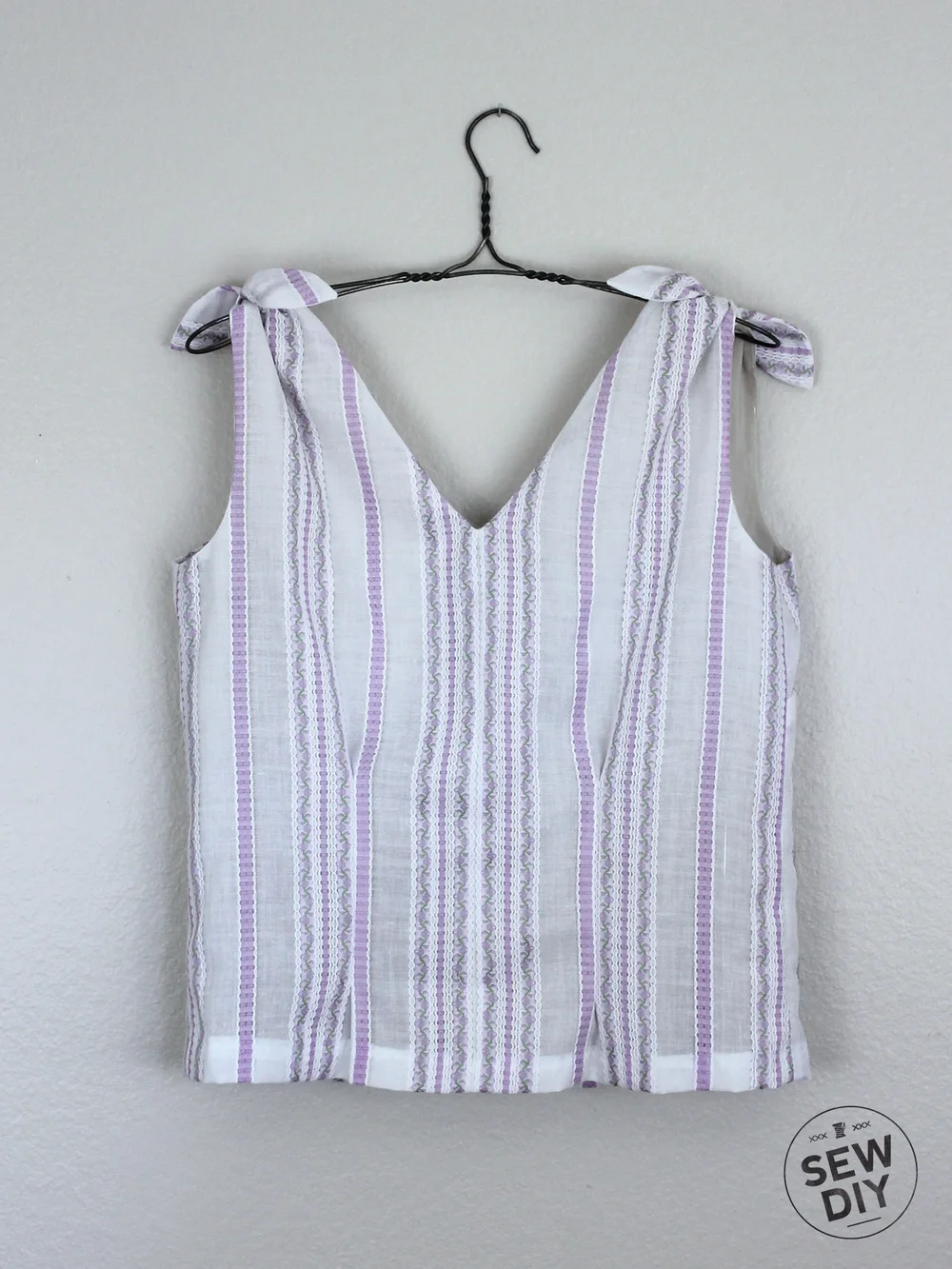 DIY Bow Shoulder Tank — Sew DIY