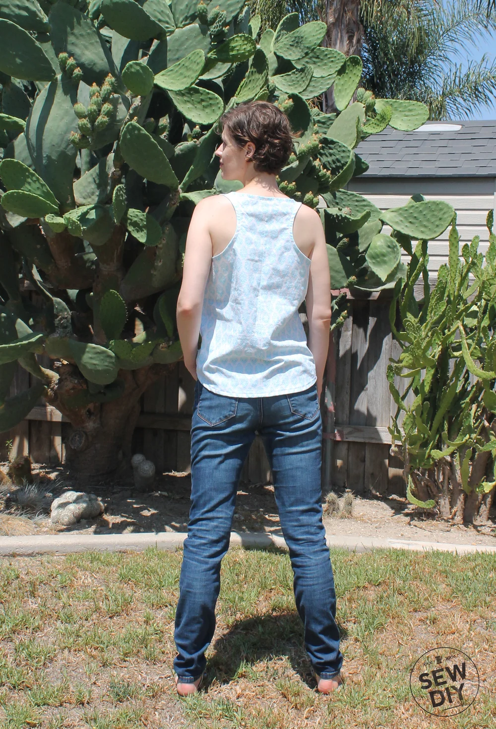 Paisley Racerback Tank — Sew DIY