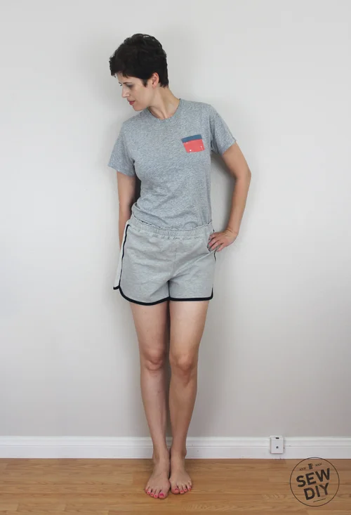 DIY Knit Sweat Shorts — Sew DIY