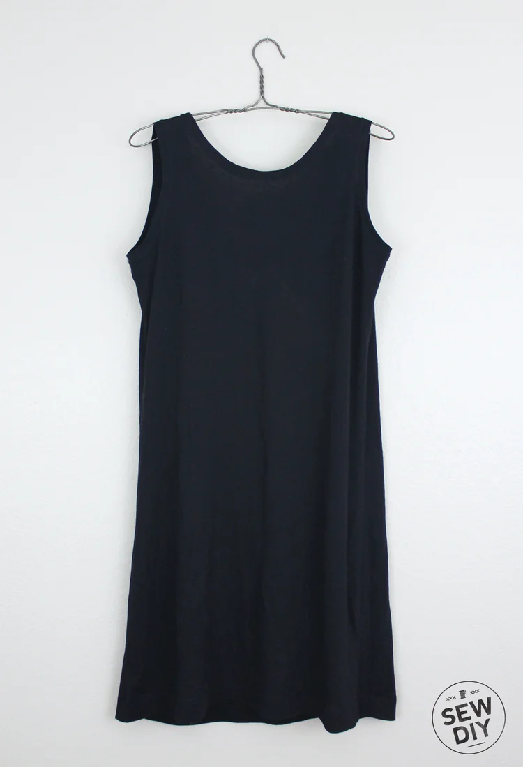 DIY Low Back Knit Dress — Sew DIY