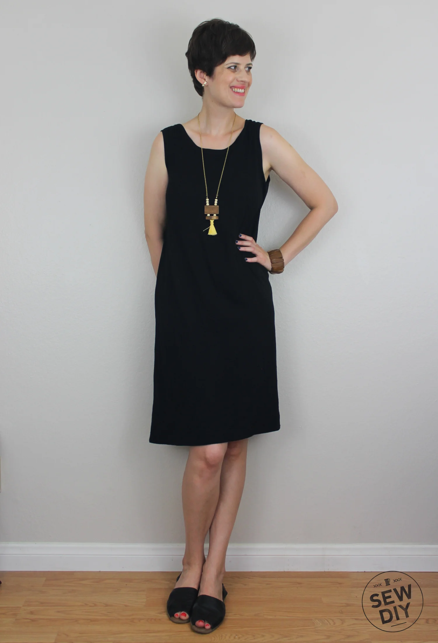 DIY Low Back Knit Dress — Sew DIY