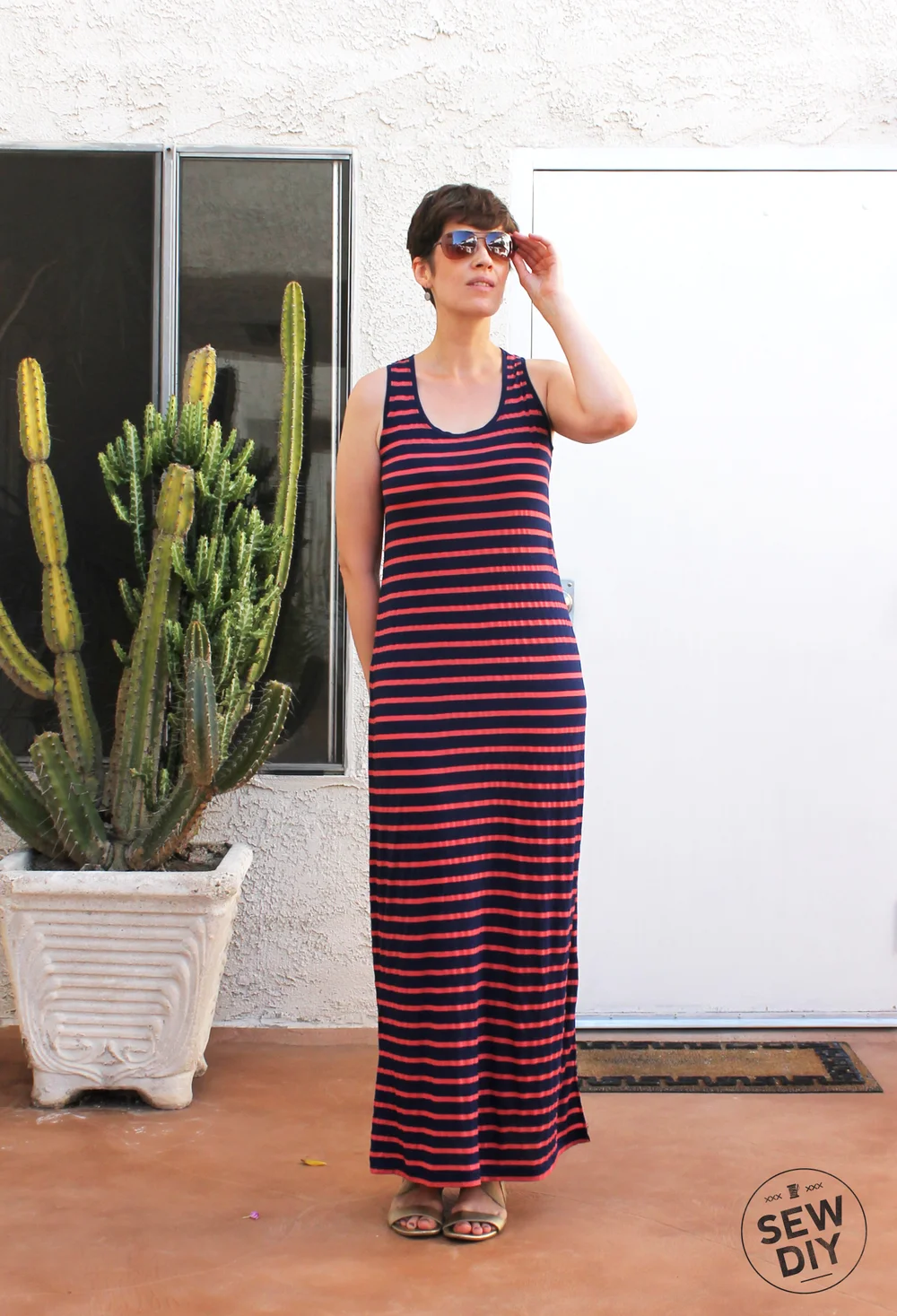 DIY Racerback Maxi Dress — Sew DIY