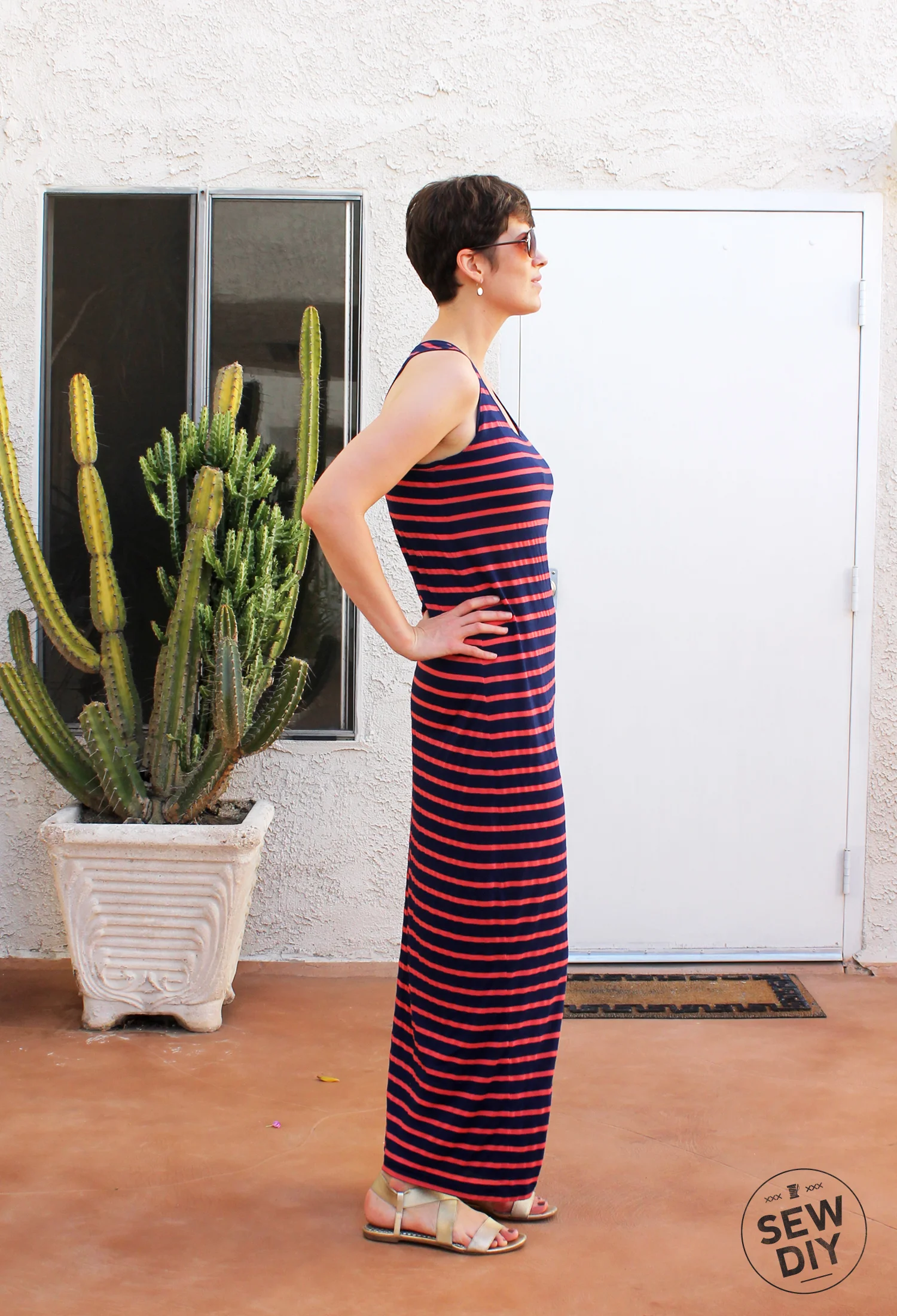 DIY Racerback Maxi Dress — Sew DIY
