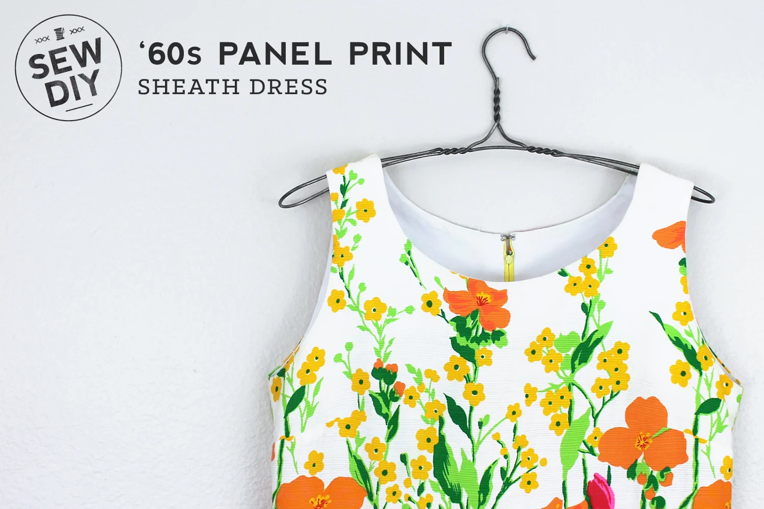 DIY 60s Panel Print Dress — Sew DIY
