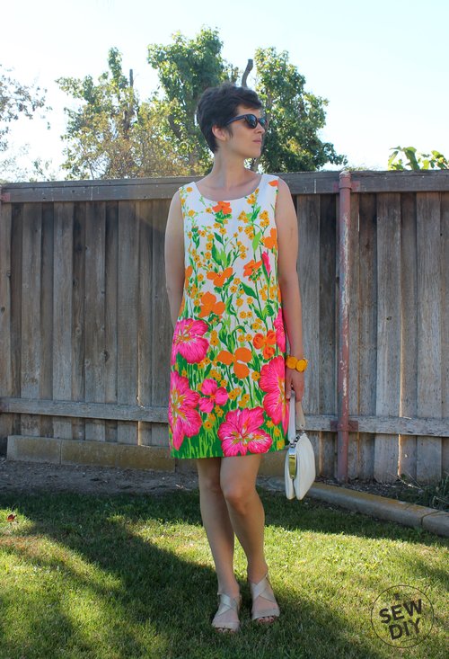 DIY 60s Panel Print Dress — Sew DIY