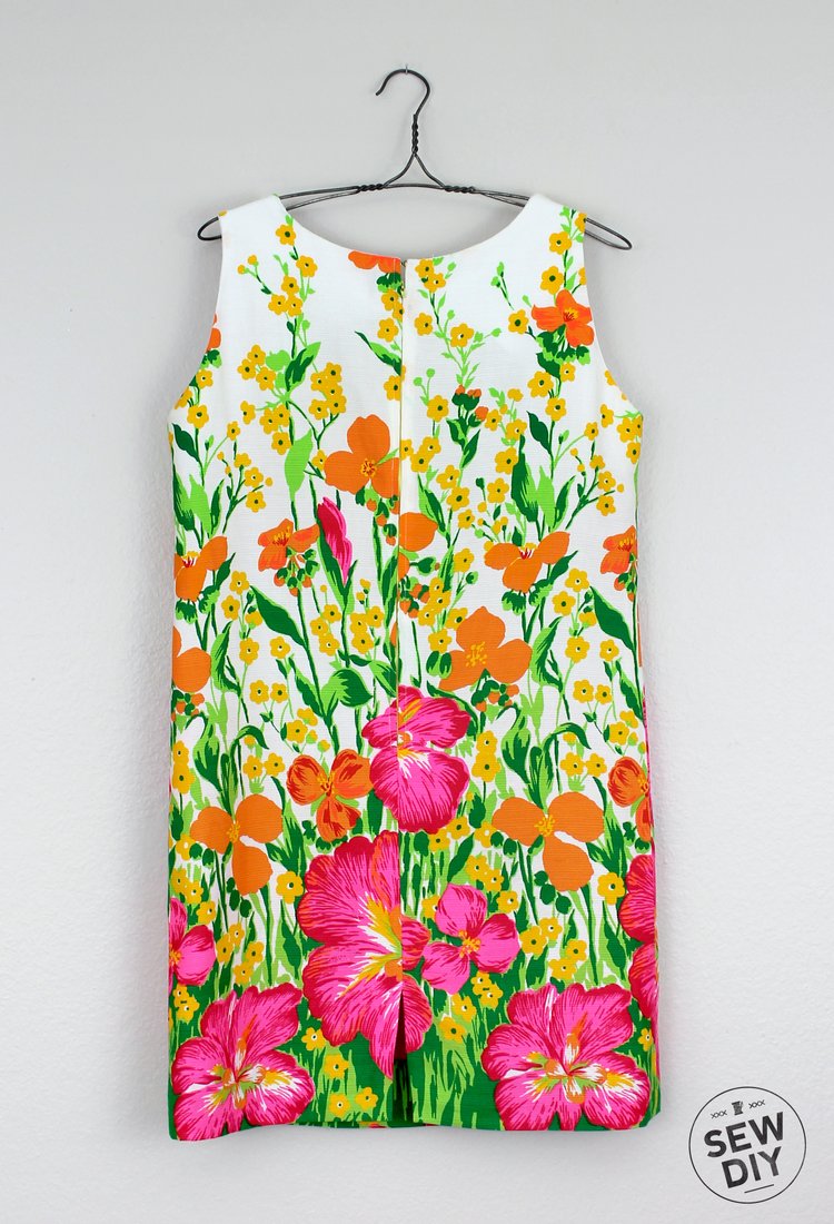 DIY 60s Panel Print Dress — Sew DIY