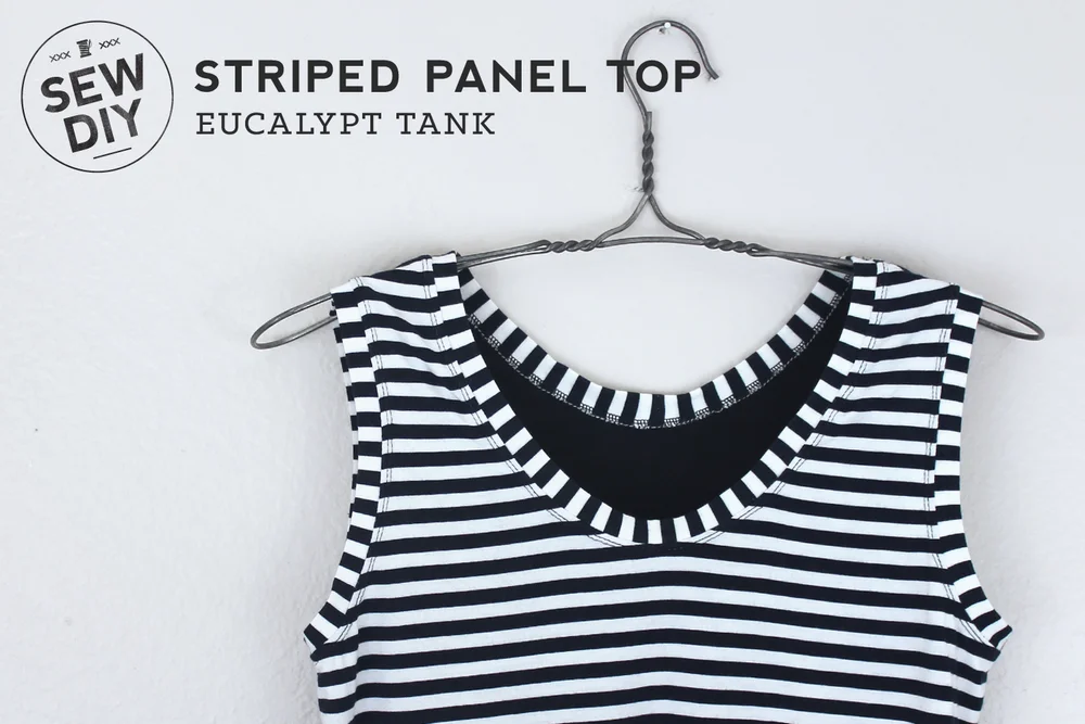 DIY Striped Panel Top — Sew DIY