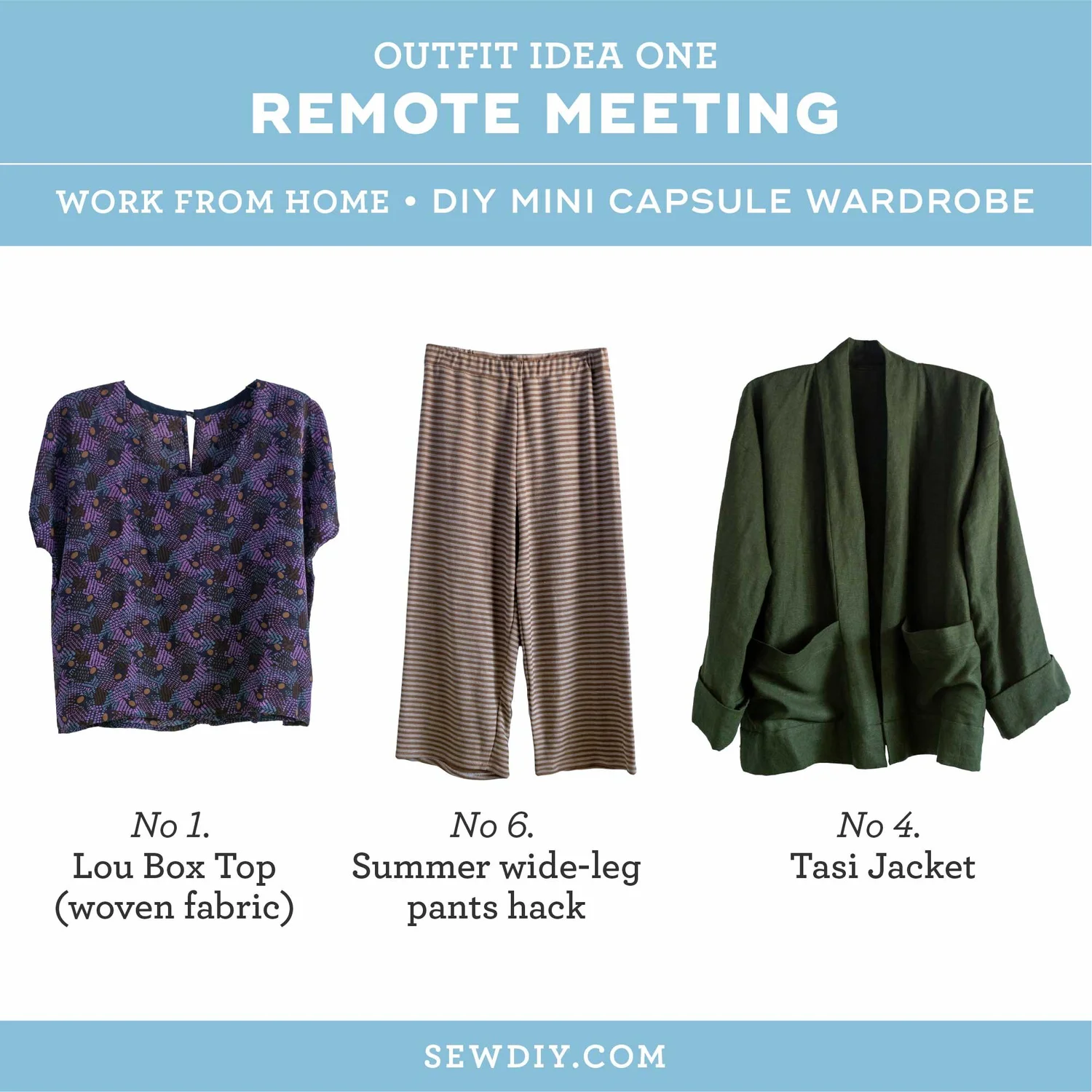 New pattern bundle! Introducing the Work-From-Home mini capsule ...