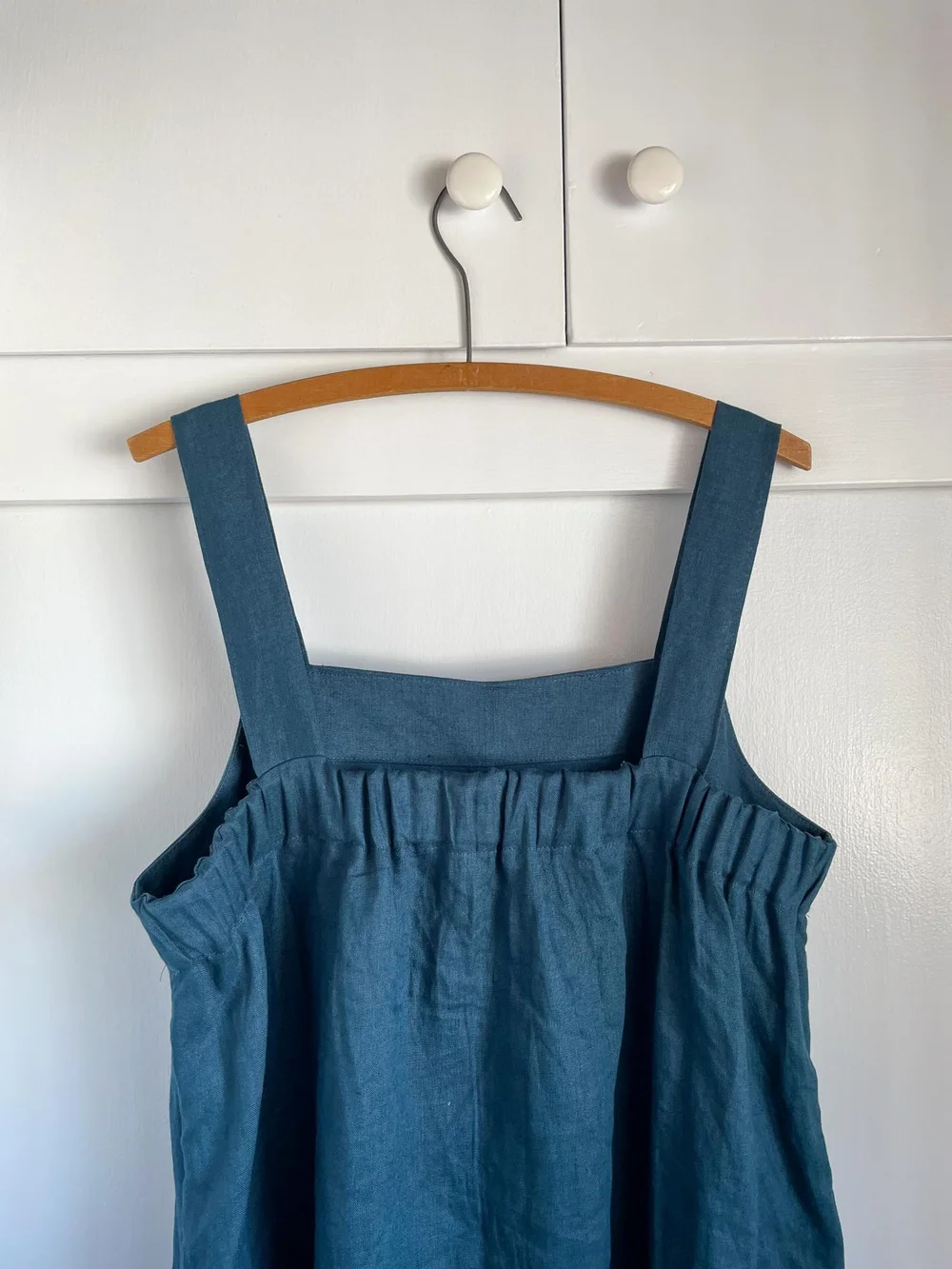 DIY Linen Maxi Dress—Review of the Wide-Strap Maxi Dress by Peppermint ...