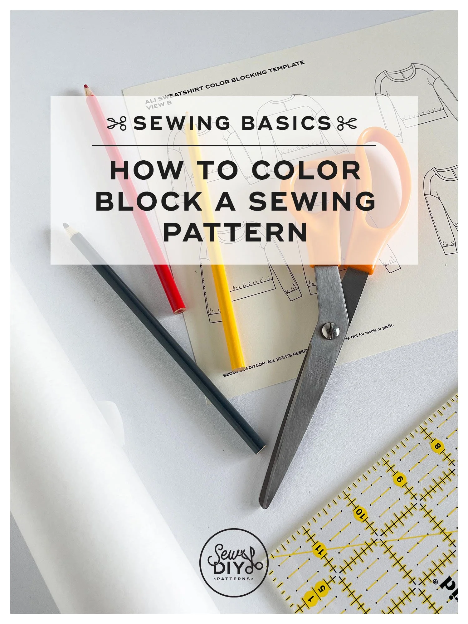 How to Color Block Sewing Patterns — Sew DIY