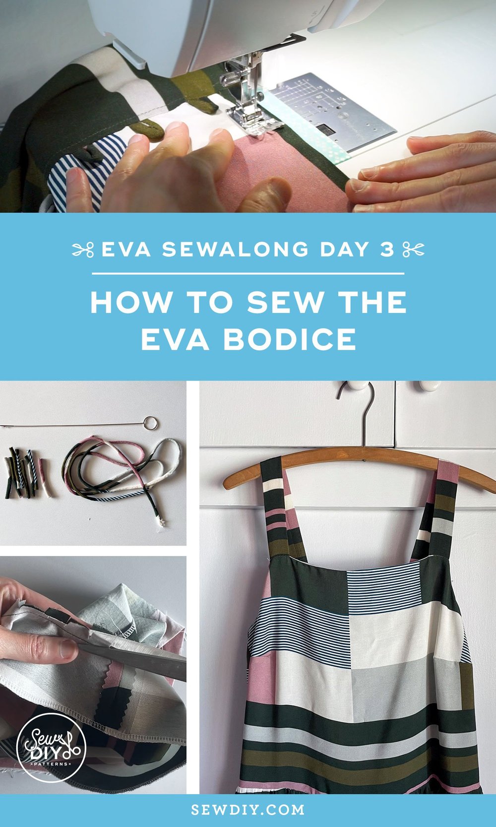 Sewing the Eva Pattern Bodice — Sewalong Day 3 — Sew DIY