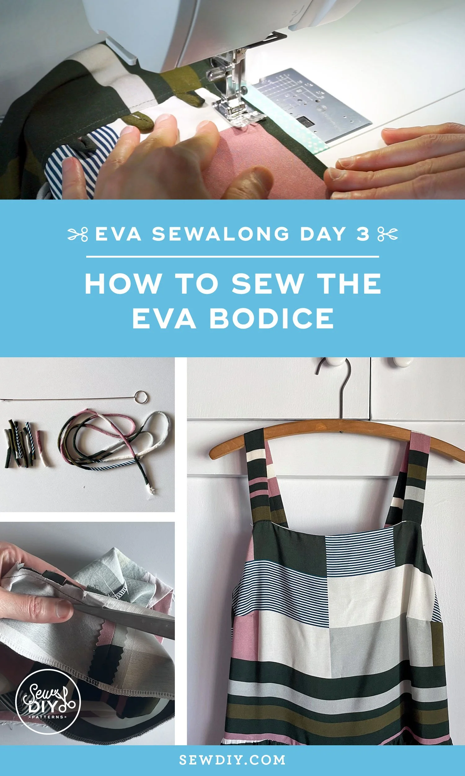 Sewing the Eva Pattern Bodice — Sewalong Day 3 — Sew DIY