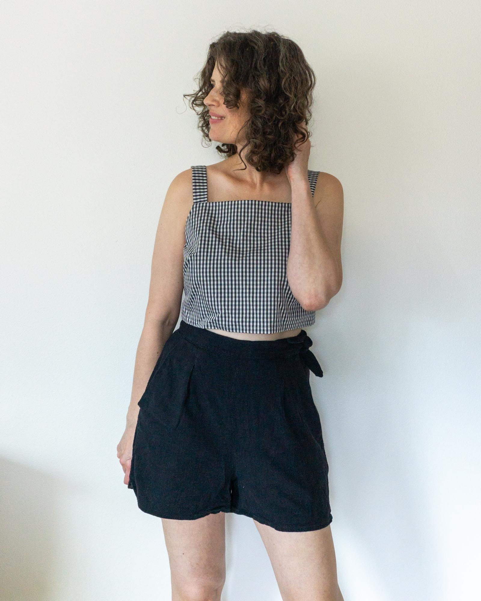 DIY Shirred Back Crop Top — Hack of the Eva Sewing Pattern — Sew DIY