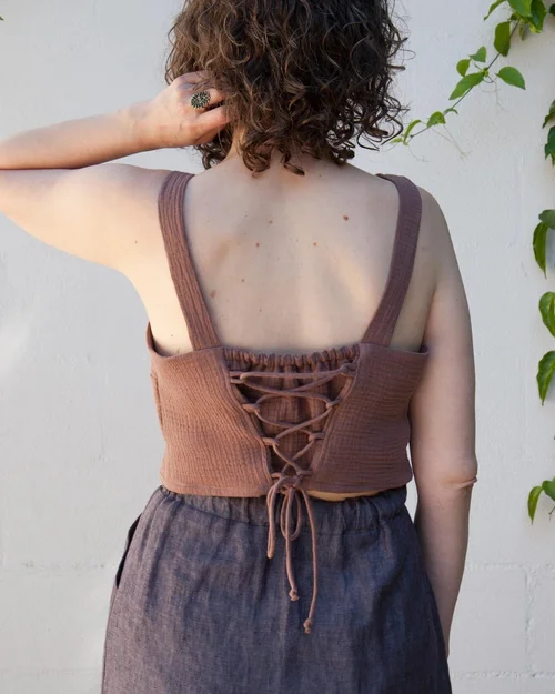 How to sew the Eva Crop Top — Minimalist sewalong Video — Sew DIY
